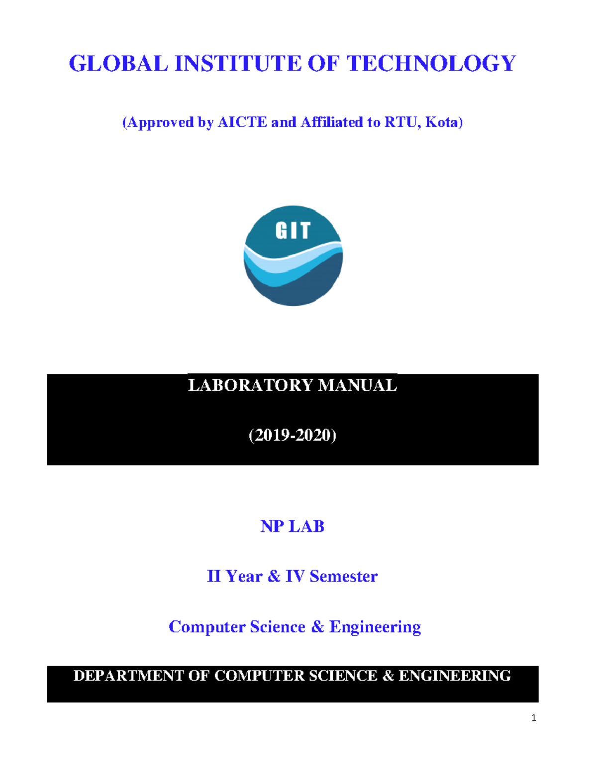 NP LAB II - Network Programming Laboratory Manual for CSE Students ...
