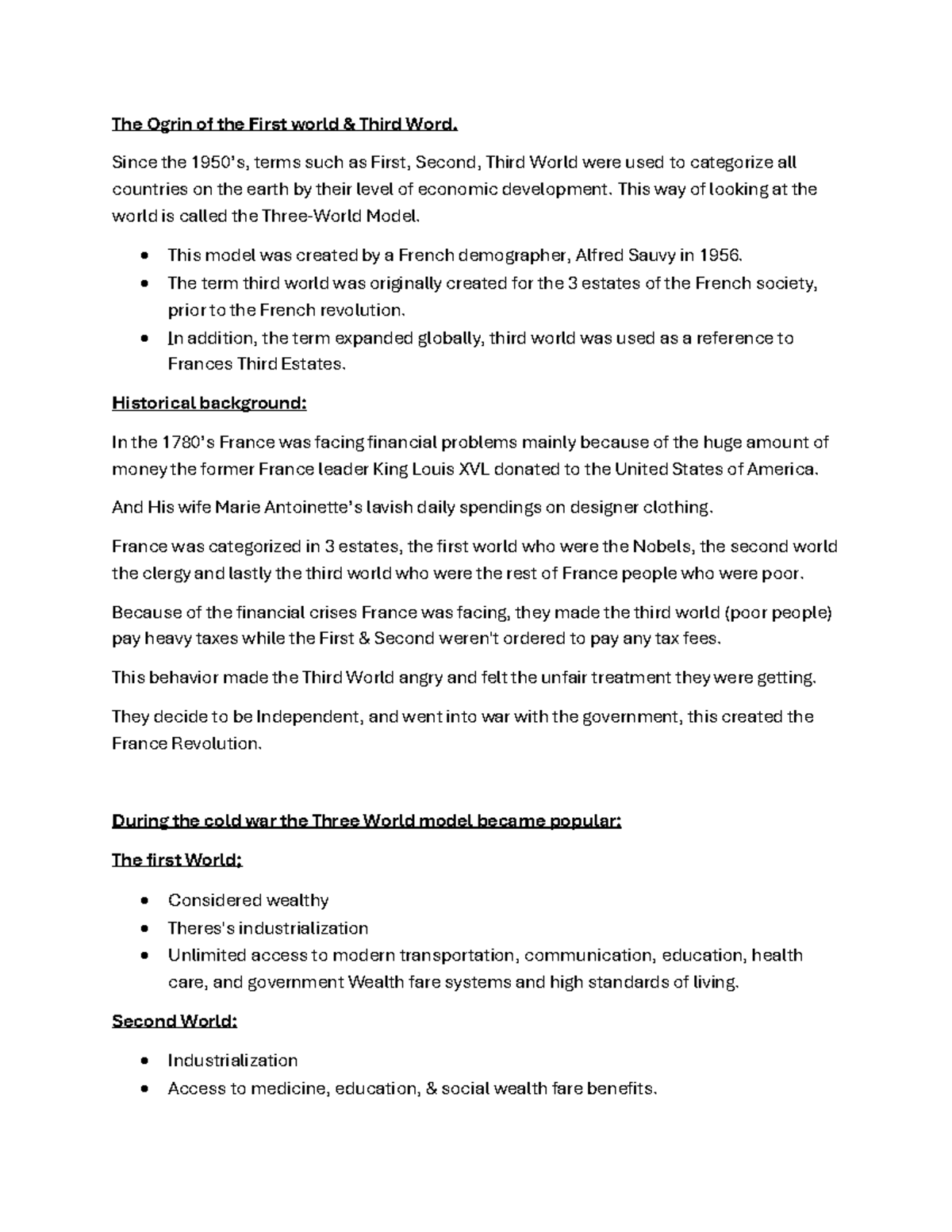 DVA1501 Final Exam Notes: Understanding the Three World Model - Studocu