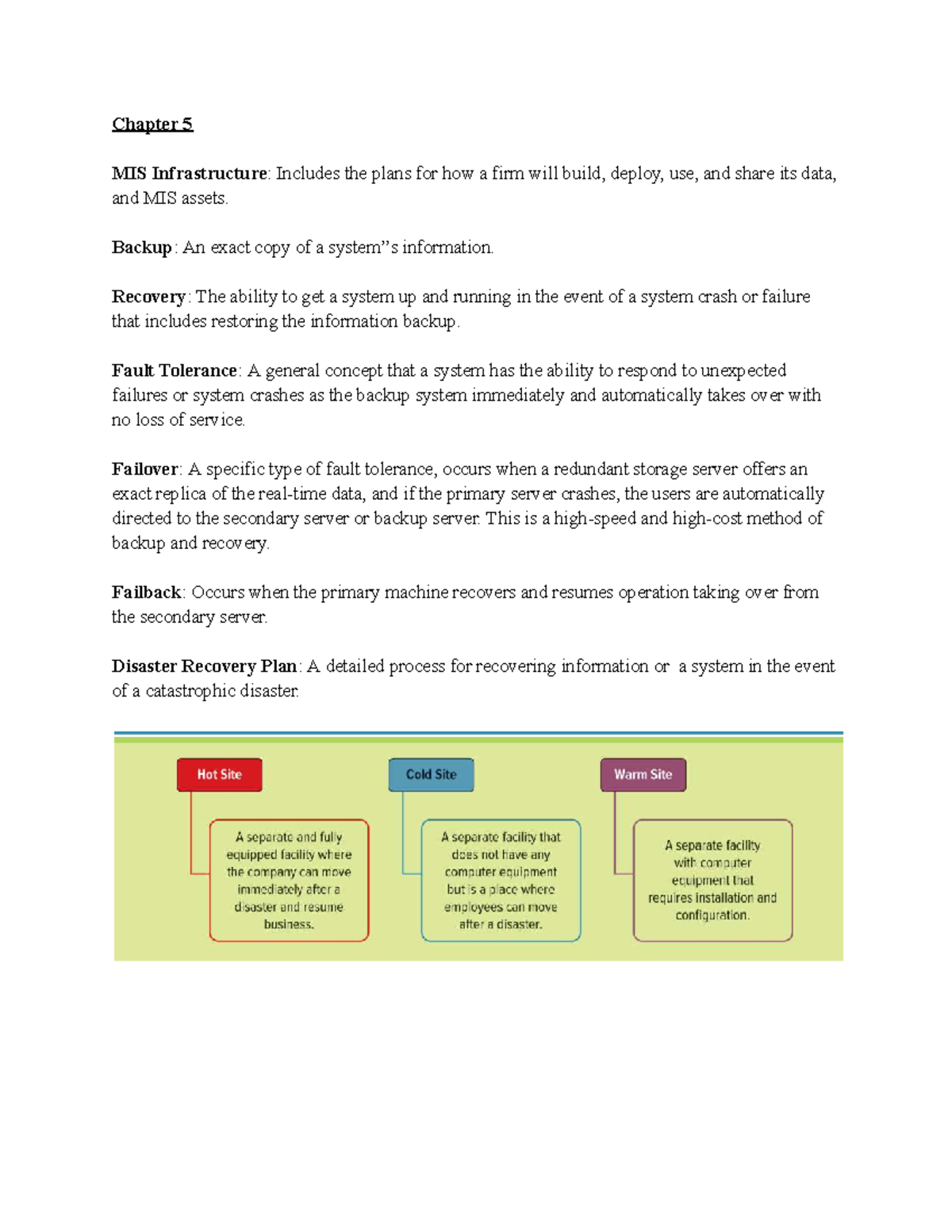 MIS Chapter 5-7: Infrastructure, Data Management, and Networking Concepts - Studocu