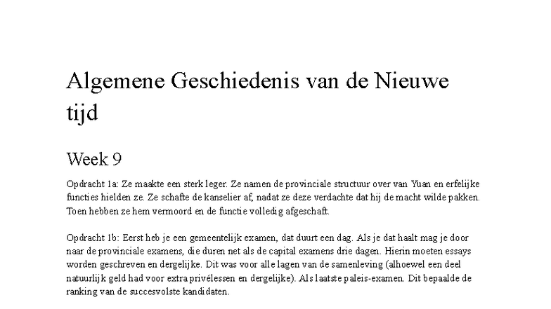 Algemene Geschiedenis van de Nieuwe Tijd - Opdrachten Blok 2, 2025 ...