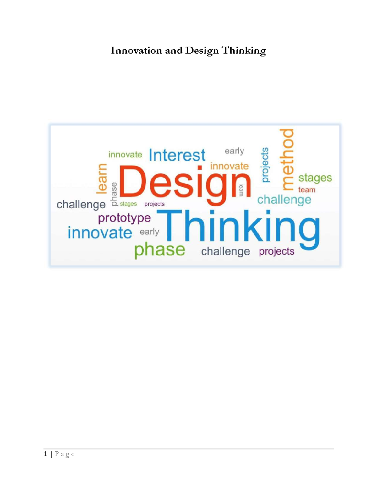 DTI Unit 1&2 - Comprehensive Guide to Design Thinking & Innovation ...