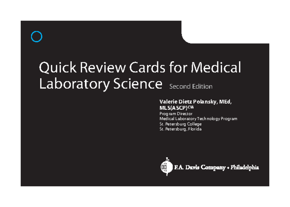 Quick Review for MLS 2: Key Hematology Concepts and Reference Ranges ...