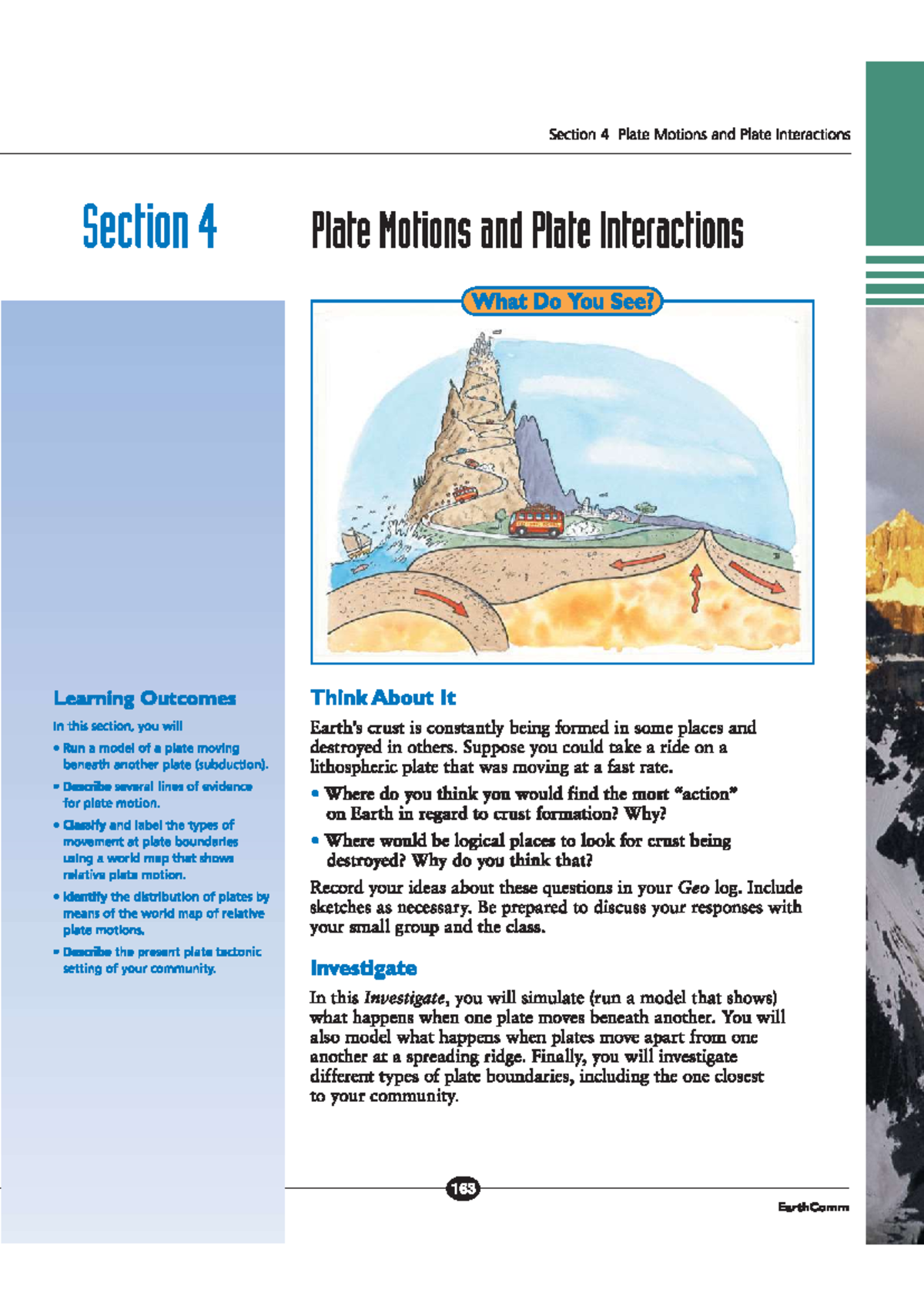 Sec 4 - Plate Motions & Interactions in EarthComm Chapter 2 - Studocu