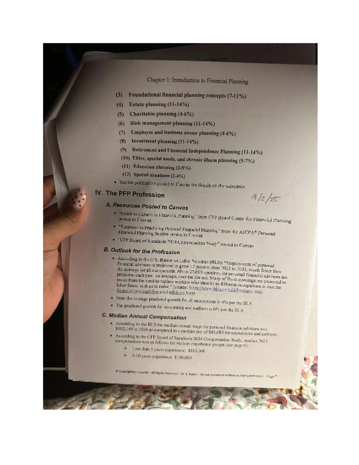 Chapter 1: Overview of Financial Planning Concepts (PFP 101) - Studocu
