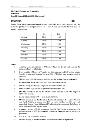 EEC260S MID-TERM TEST MEMO 2022 Rev02 - ENGINEERING FACULTY & THE BUILT ...