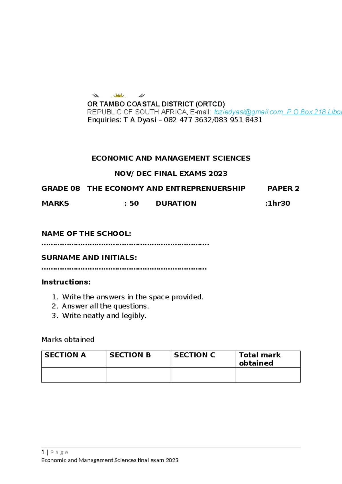 EMS: Financial literacy and accounting cycle lesson for grade 8 term 2 ...