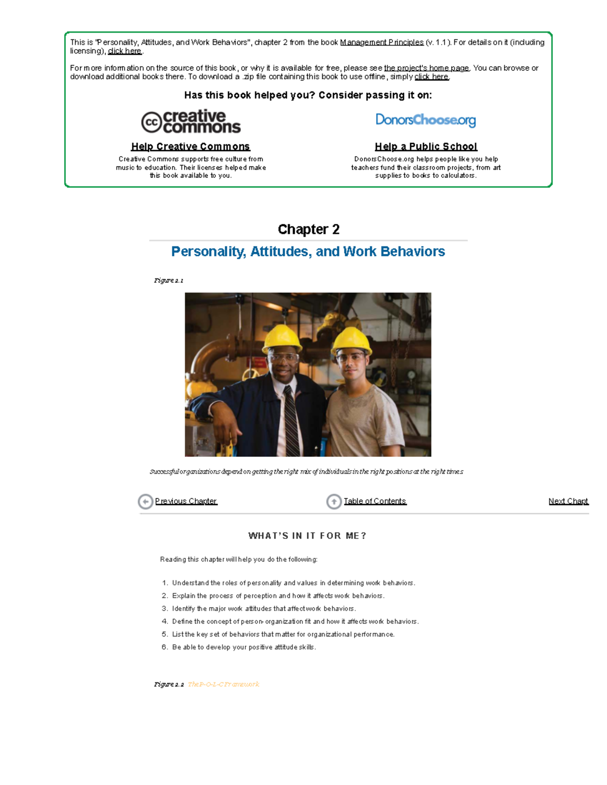 Chapter 2 - Understanding Personality, Attitudes, and Work Behaviors in ...