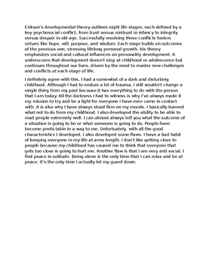 Mental related to physical health - Karlee Barnhill Analytical Writing ...