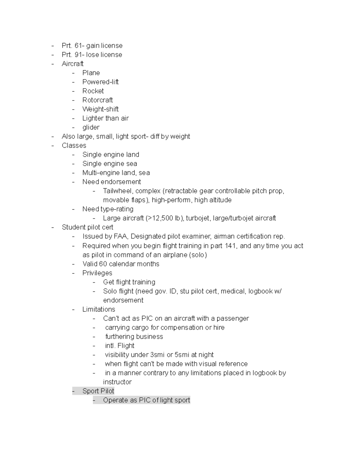 Aeronautics I: Key Concepts on Flight Mechanics & Performance - Studocu