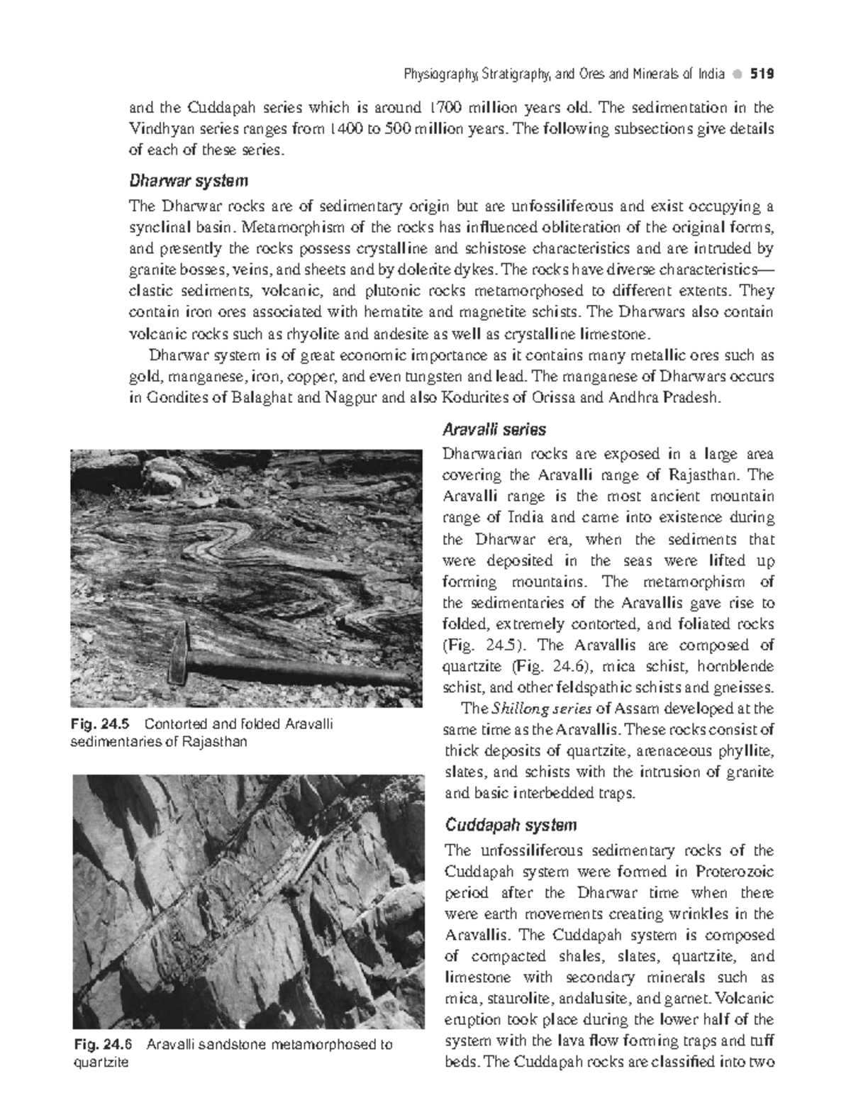 Physiography and Stratigraphy of India's Ancient Rock Systems 519 - Studocu