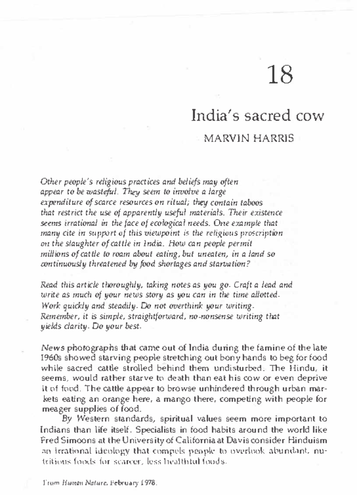 India's Sacred Cow: Cultural Significance and Agricultural Impact - 18 ...