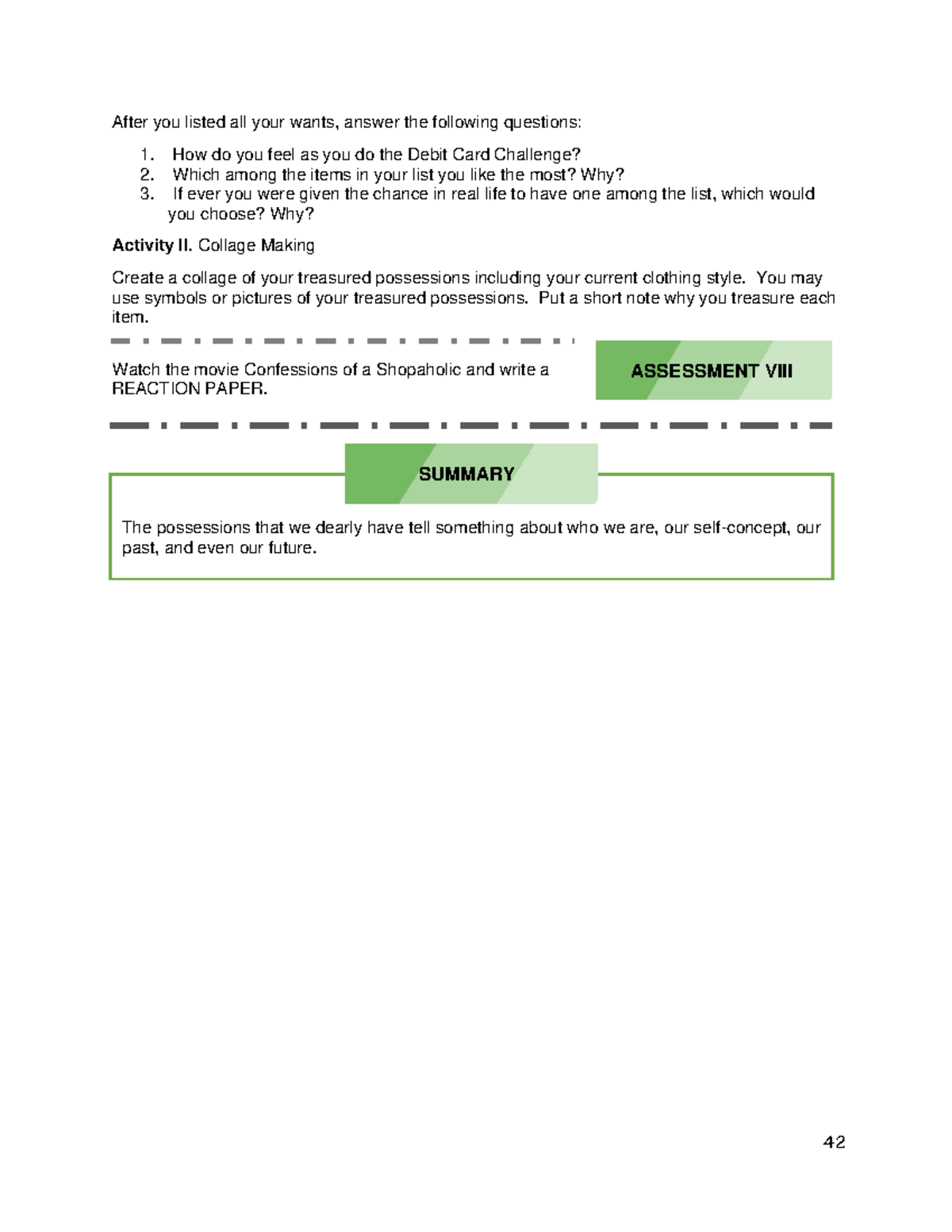 UTS Activity: Debit Card Challenge & Collage Making Instructions - Studocu