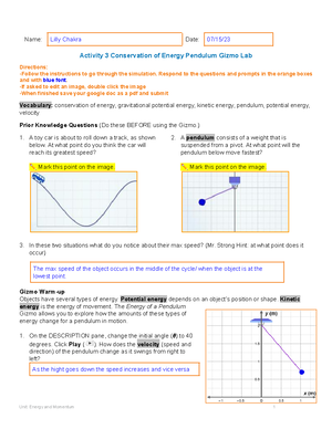 Unit 5 - Learning Guide - unit 5 - PHYSICS 12 WCLN Unit 5 Learning ...