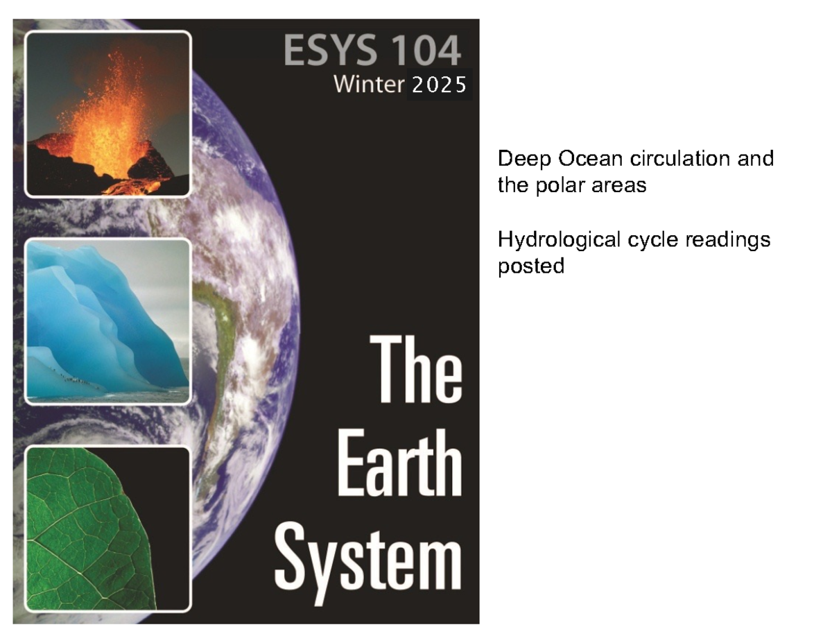 Understanding ENSO: La Niña & El Niño Effects on Earth Systems (ESYS104 ...