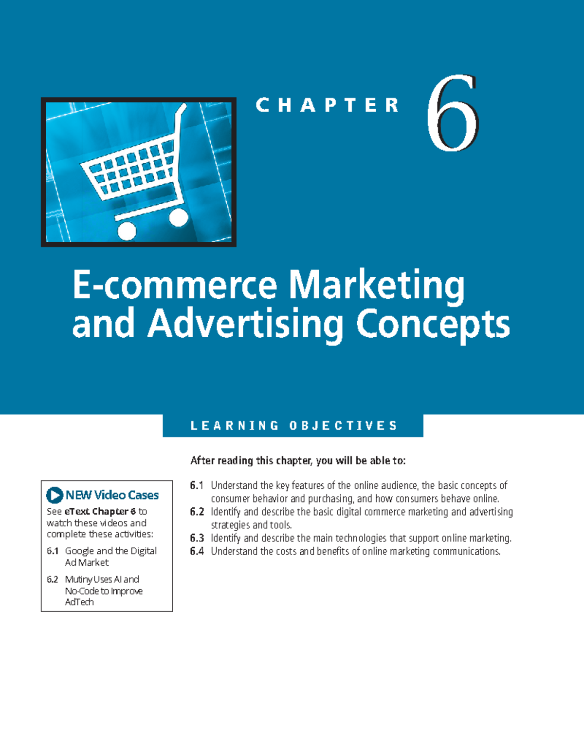 08. E-Commerce Marketing And Advertising Concepts - C H A P T E R E-commerce Marketing and - Studocu