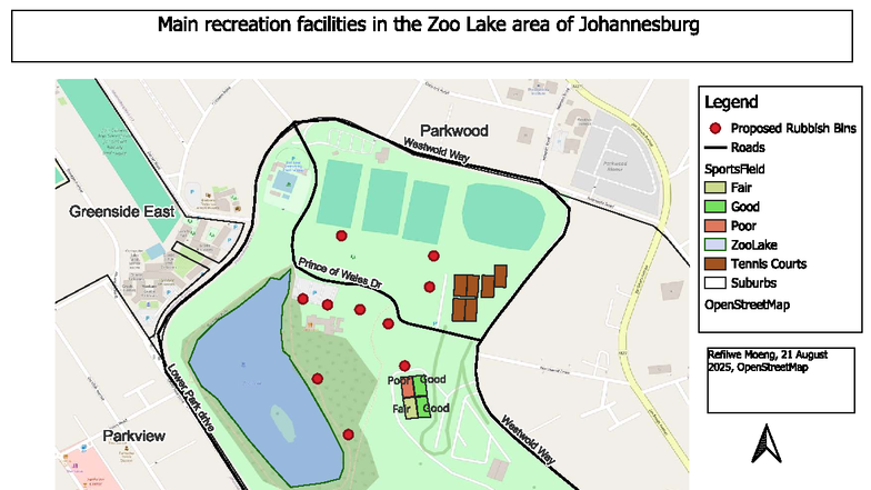 Zoo Lake Area Map Overview - M27 Road Facilities & Features - Studocu