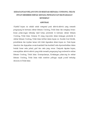 ESEI 2023: Cabaran Integrasi Nasional dan Perpaduan Kaum - Studocu