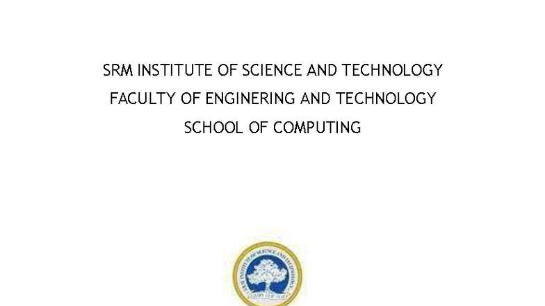 21CSS101J - Programming for Problem Solving - Course Assessment Plan - Studocu