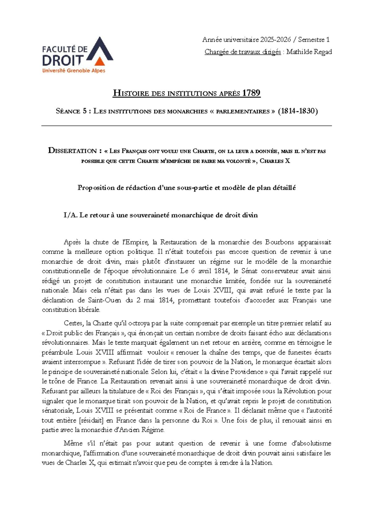 HISTOIRE DES INSTITUTIONS SÉANCE 5 : MONARCHIES PARLEMENTAIRES ...