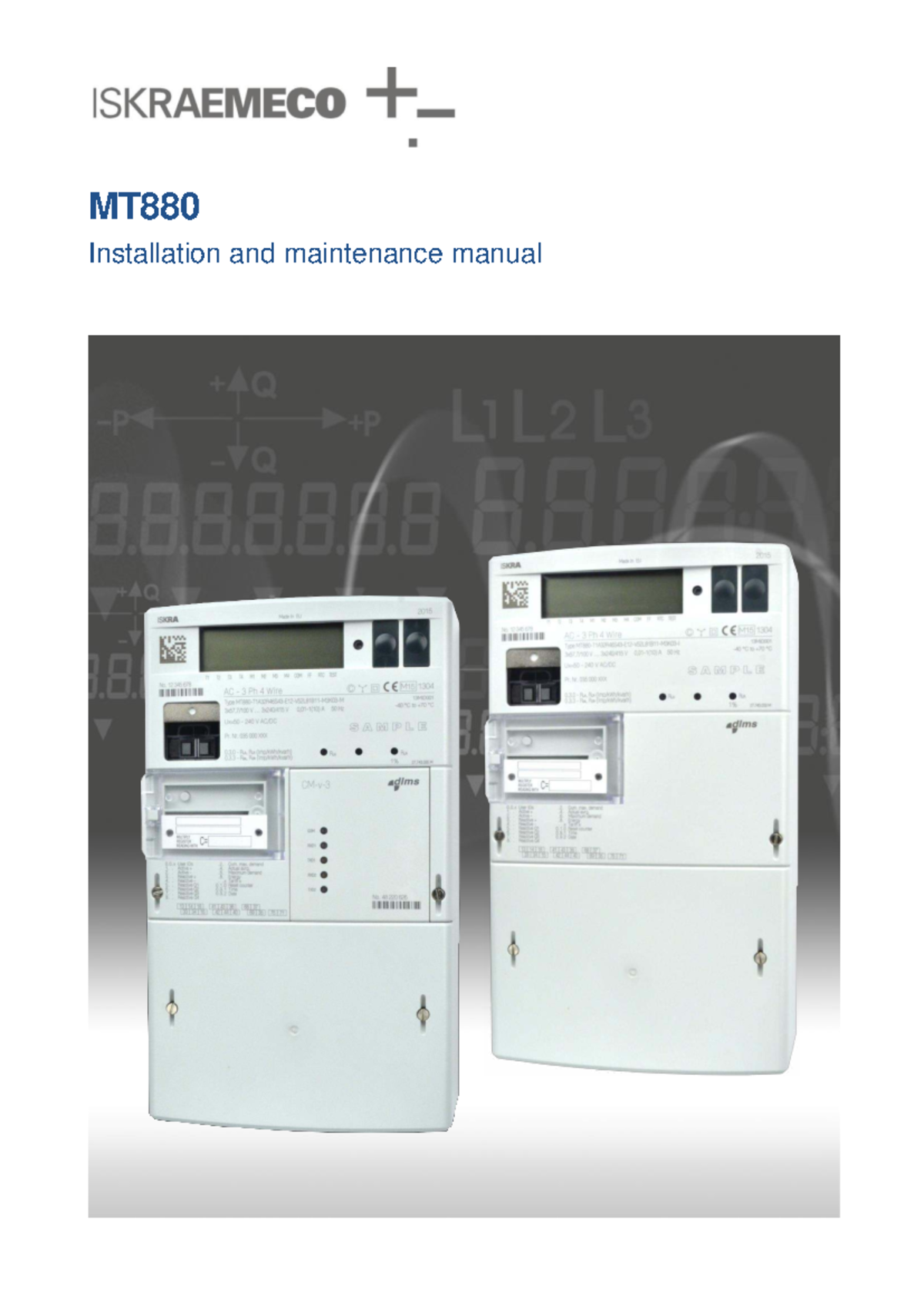 MT880 - Installation and Maintenance Manual for Electrical Meters - Studocu