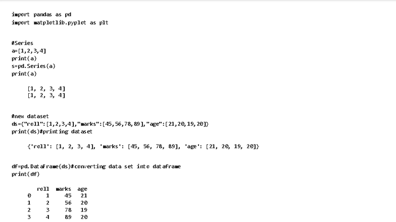 Pandas DataFrame Operations and Visualization Guide - Studocu