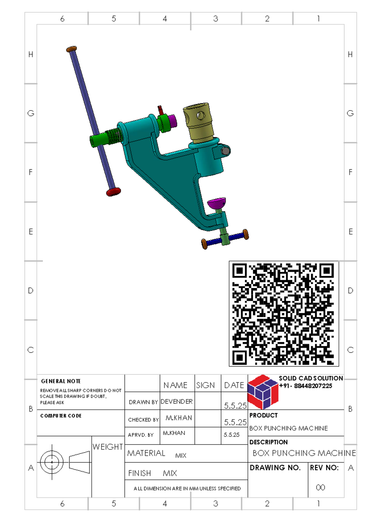 Box Punching Machine Design Document - Rev 00 (6) - Studocu