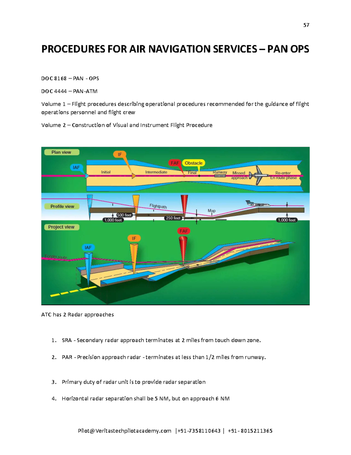 Veritastech Regs 2 - HVHJ - PROCEDURES FOR AIR NAVIGATION SERVICES – PAN OPS DOC 8168 – PAN ...