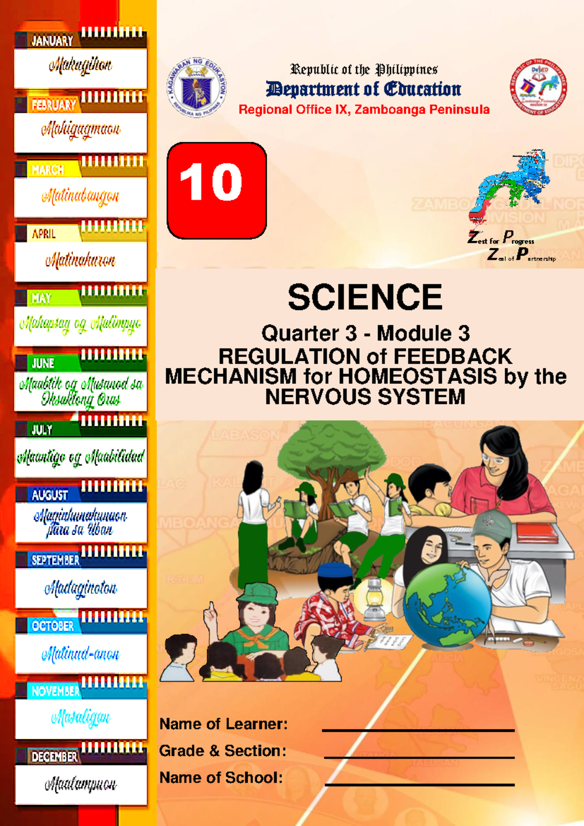 Science-10 Q3 Module-3: Homeostasis & Nervous System Feedback - Studocu