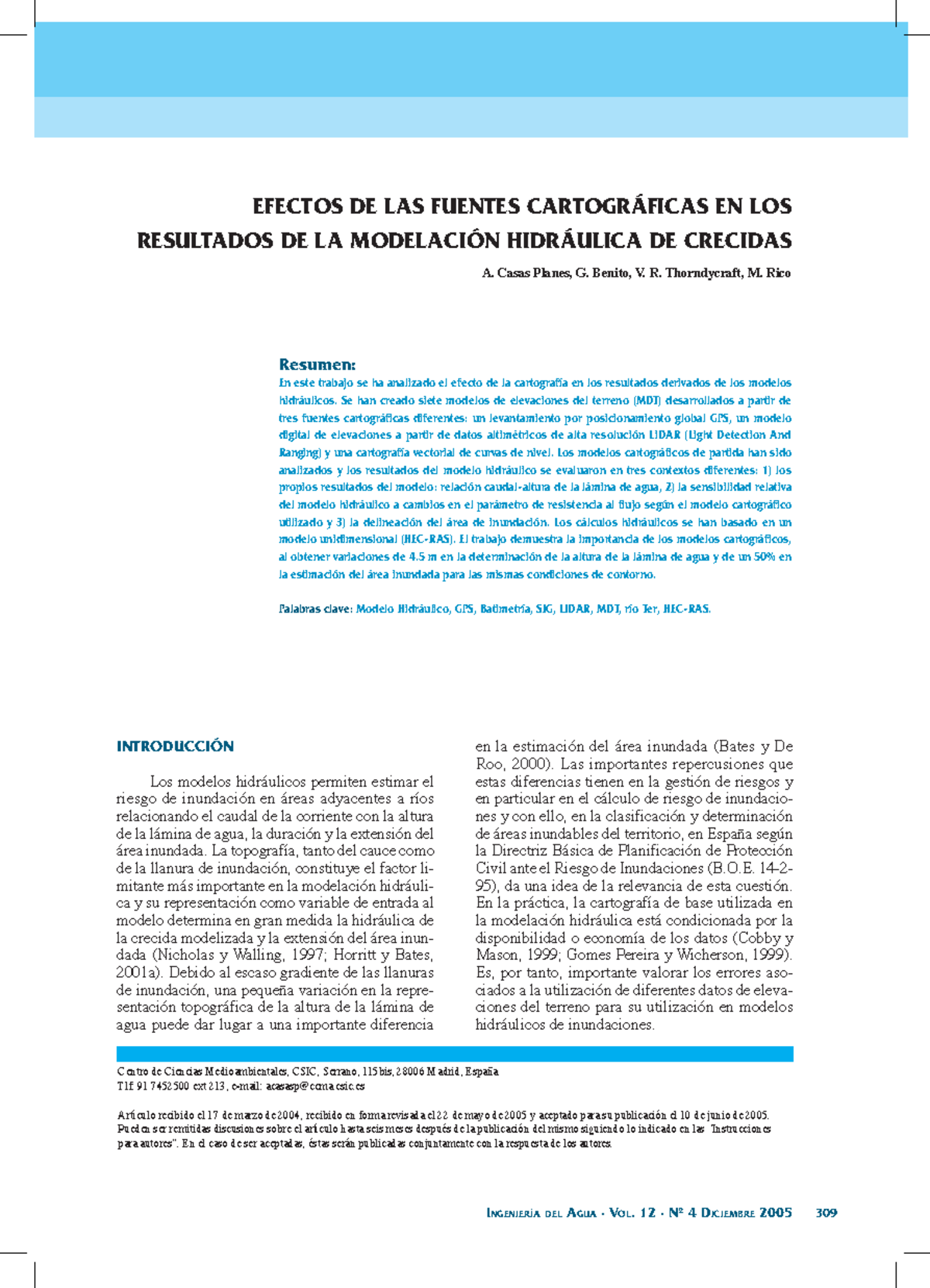 Artuculoiiiarticulos - Centro de Ciencias Medioambientales, CSIC ...