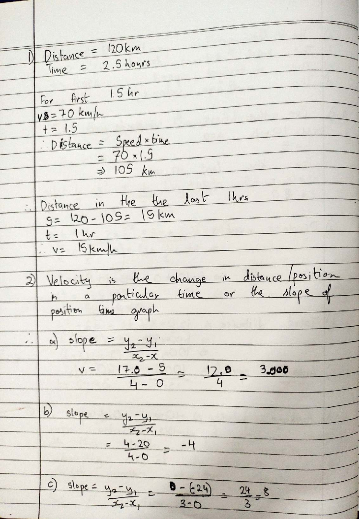 Physics Distance and Velocity Concepts - D120 Final Exam Notes - Studocu