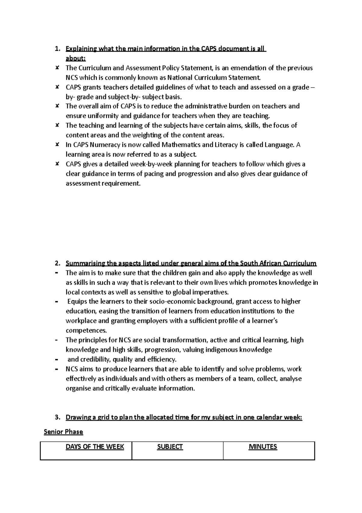 TPS2601 Assign 02 1 1 1 - Explaining what the main information in the ...