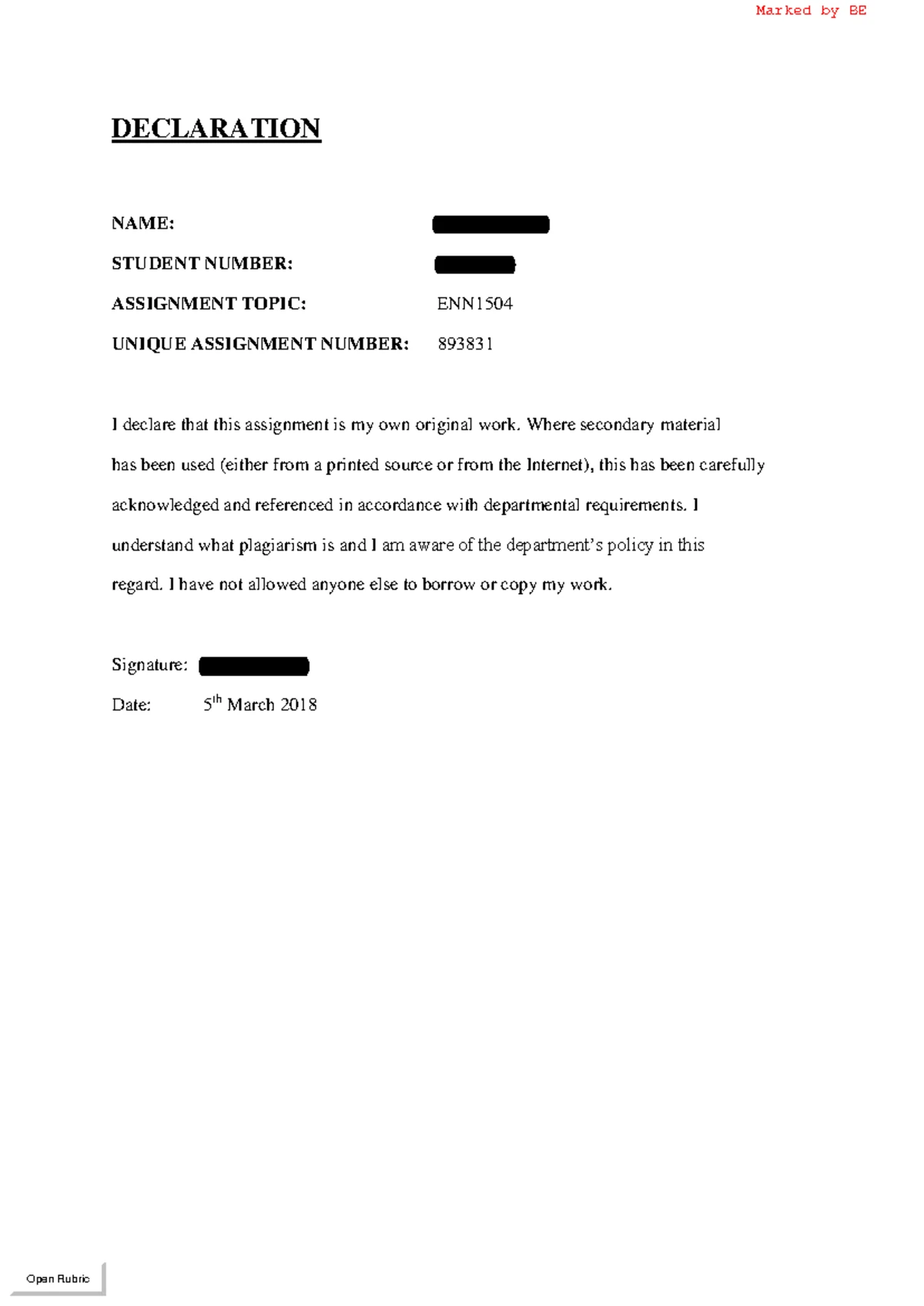 Marking Memo FOR2605 2021 Dr BK Lekubu - MARKING MEMORANDUM Question 1 ...