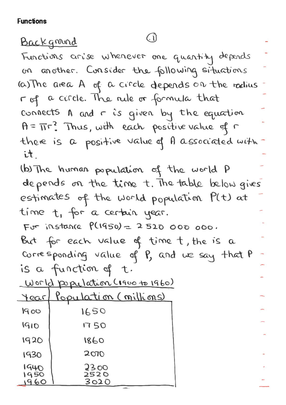 Function 1: Detailed Definition and Concepts Explained - Studocu