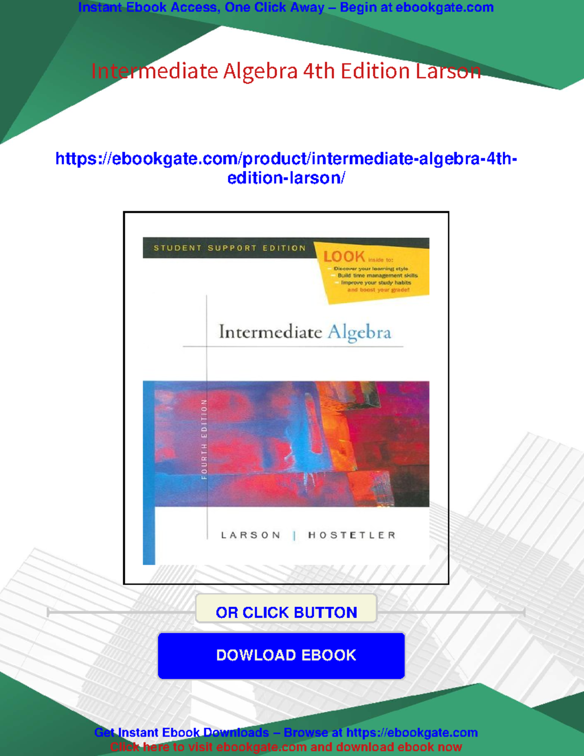 Intermediate Algebra 4th Edition Study Guide and Assignment Log - Studocu