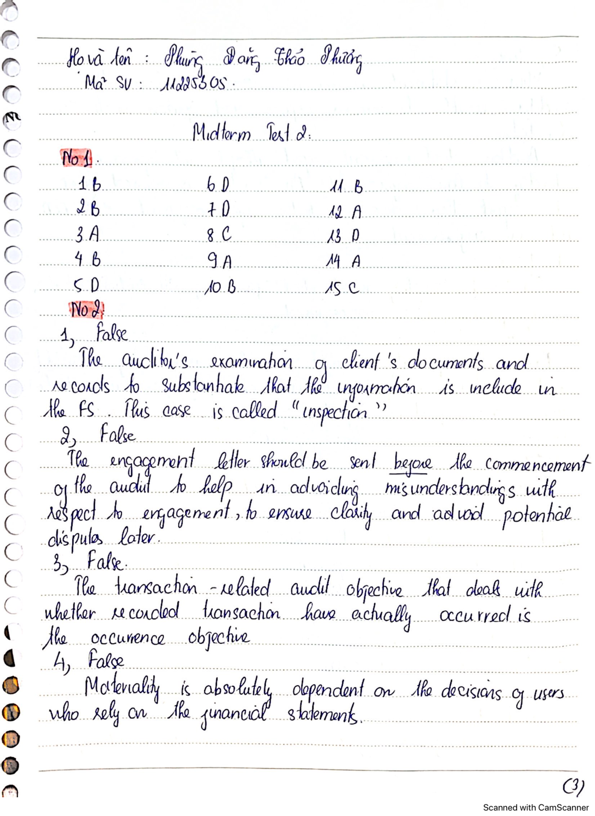 Midterm Test Preparation Guide: Key Concepts and Practice - Studocu