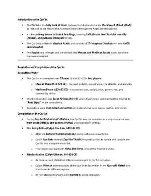 AI SS 101 Islamic studies Course Outline Spring 2024-25 - SS101 ...