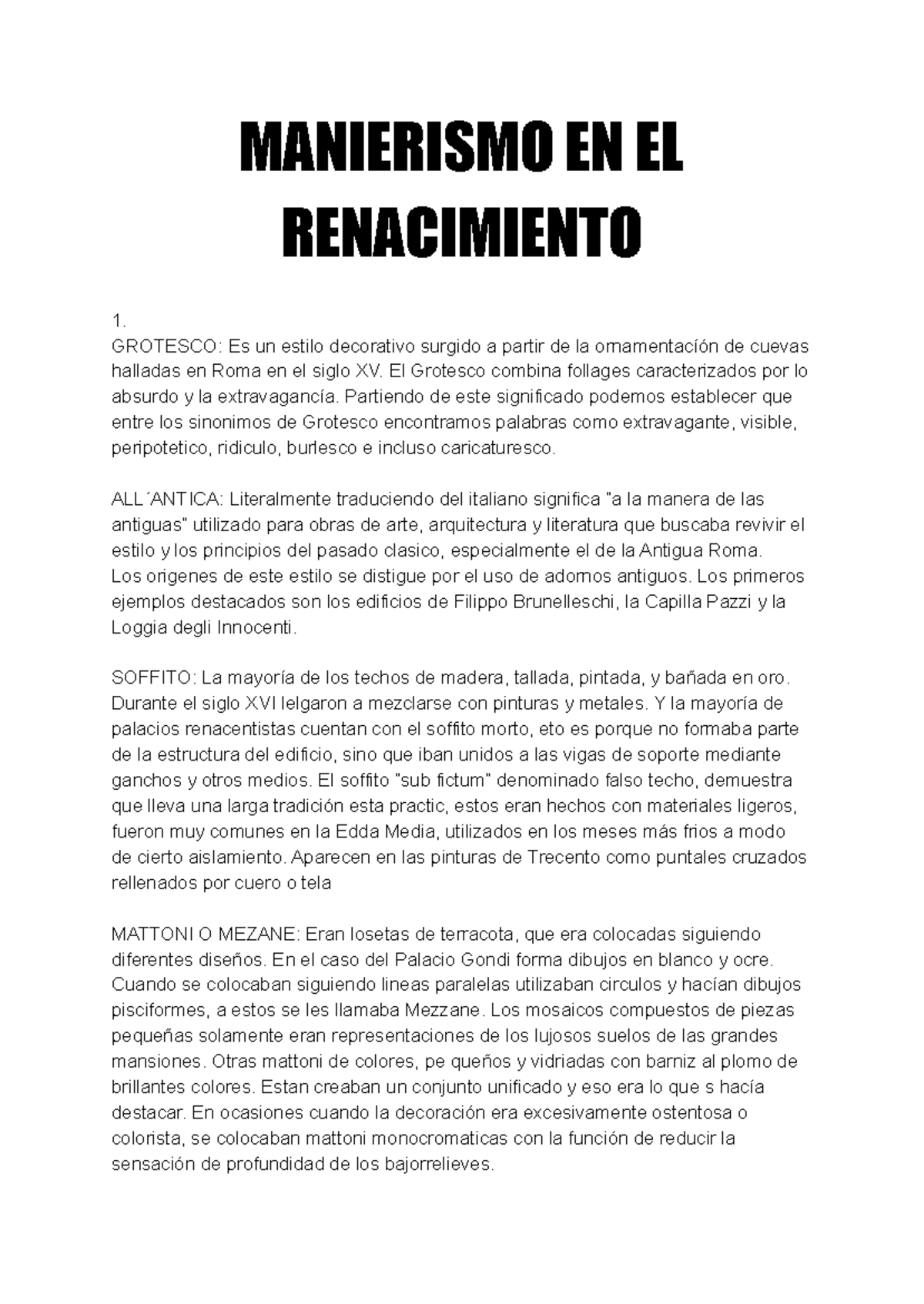 Manierismo EN EL Renacimiento - MANIERISMO EN EL RENACIMIENTO 1 ...