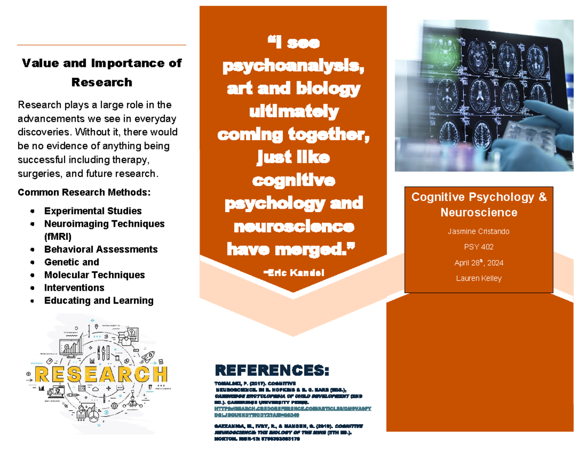 Week 1 Career Fair - Value and Importance of Research Research plays a ...