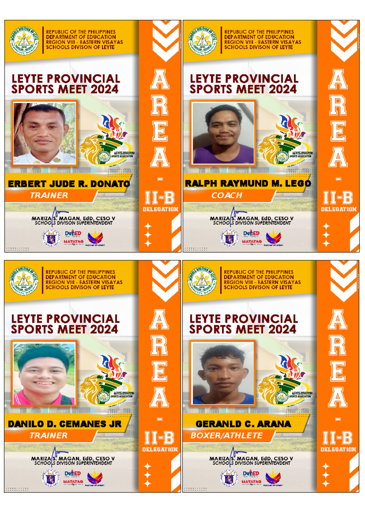 Provincial Meet ID Template Area-2B - Bsed Engligh - ERBERT JUDE R ...