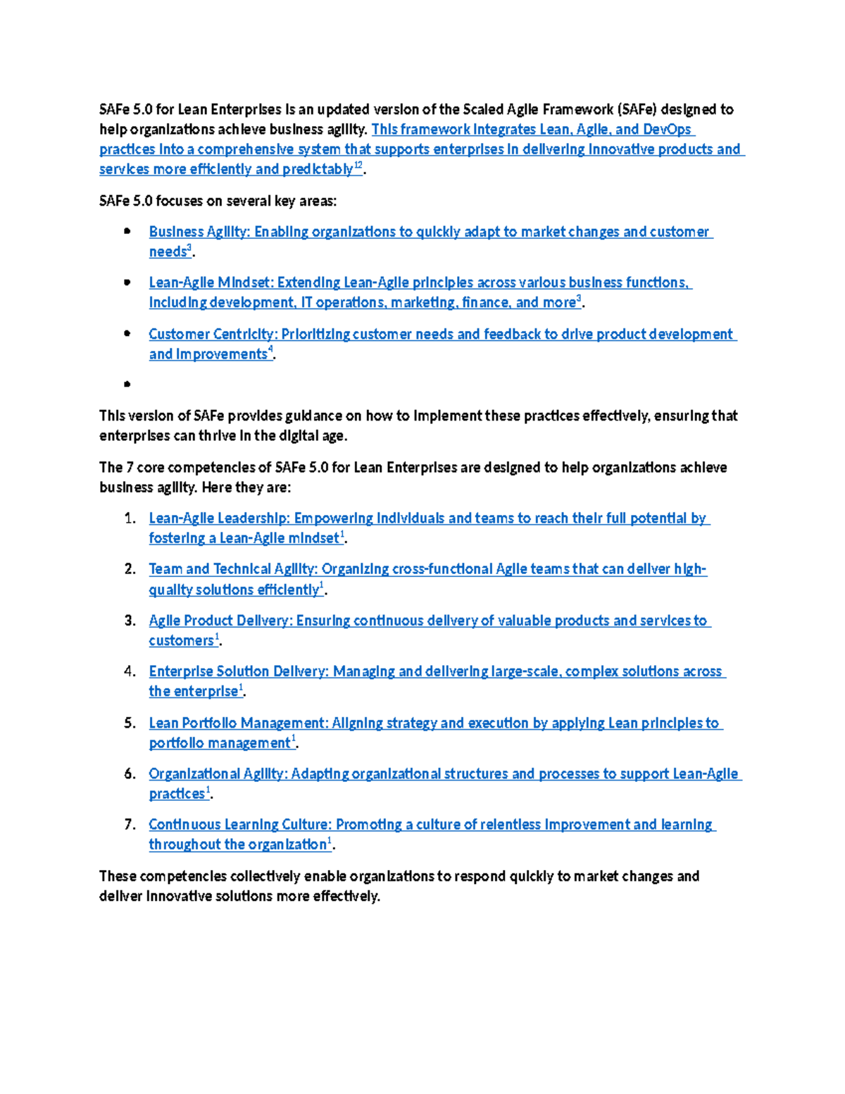 SAFe 5 - This provides an overview of Agile methodolgy - SAFe 5 for ...