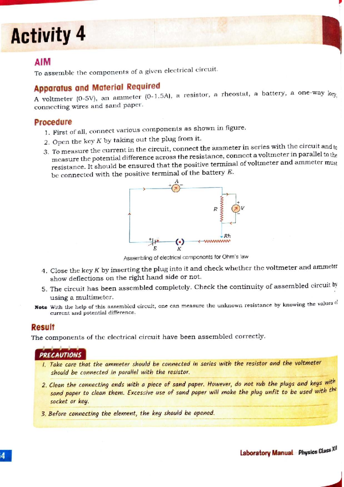 Activity 4: Assembling Electrical Circuit Components - Physics Lab ...