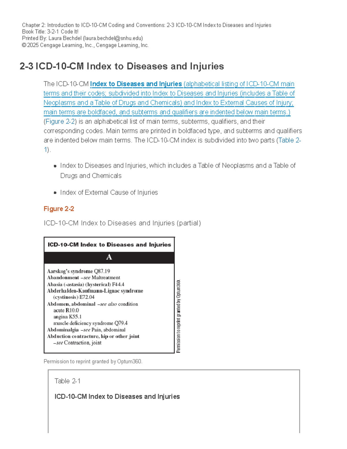 Chapter 2: Coding Conventions & Index to Diseases (Code It!) - Studocu