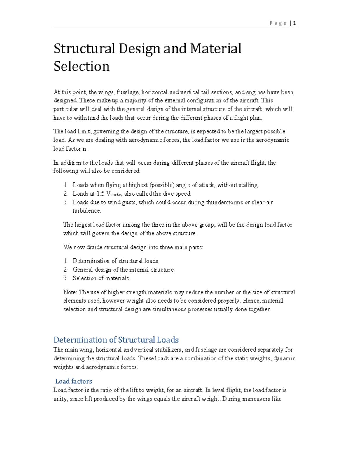 Horizontal and Vertical tail design - Although these surfaces are more traditionally located at ...