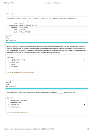 [Solved] 3 examples of each of the following from your organisation - general managemet (mng2601 ...