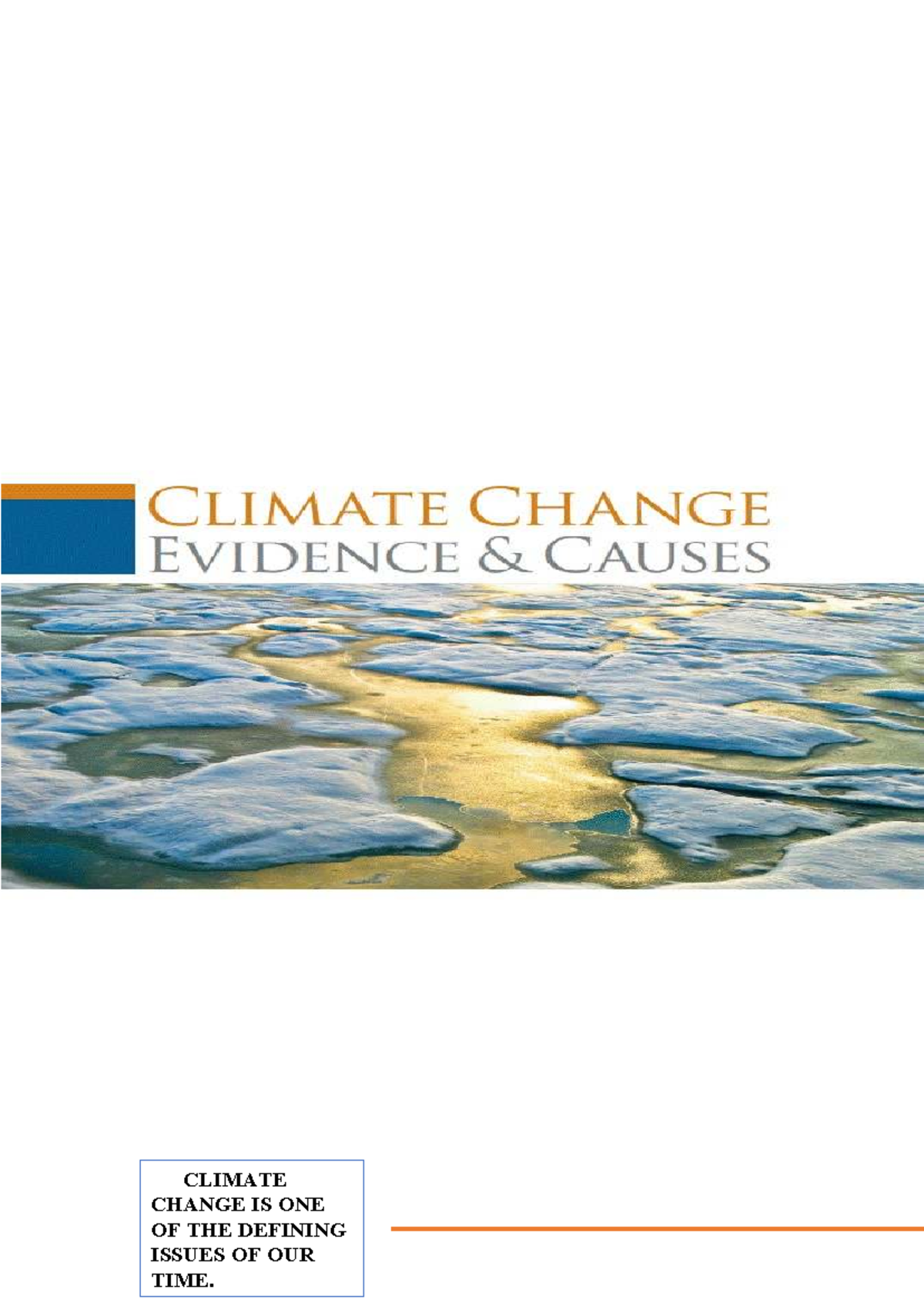CLIMATE CHANGE: EVIDENCE AND IMPACTS - TASK 2 OVERVIEW - Studocu