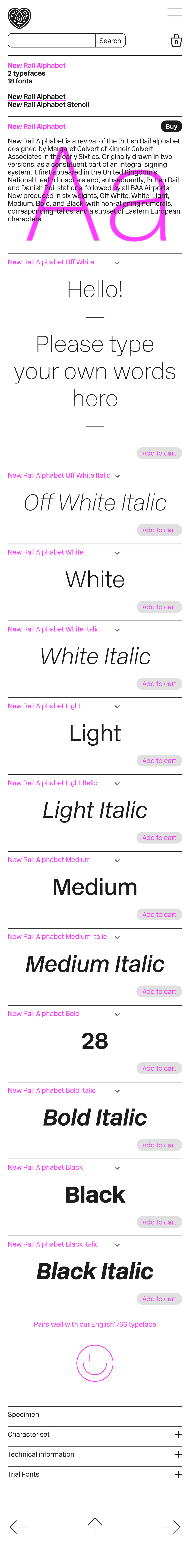 New Rail Alphabet A2-TYPE: Overview of 18 Fonts and Weights - Studocu