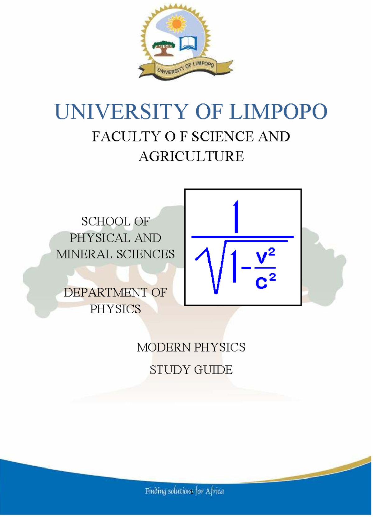 Lecture 1 SPHB021 2025: Modern Physics Study Guide and Key Concepts ...