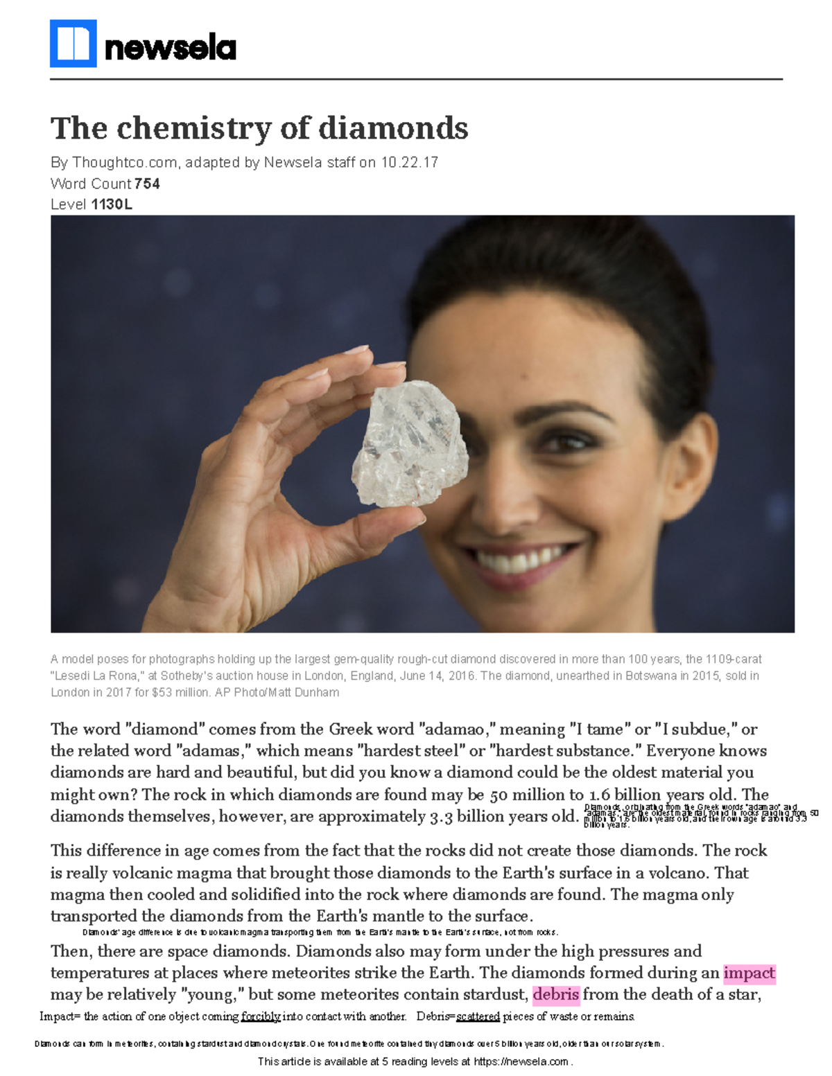 Diane Stach Tailor - The chemistry of diamonds - The chemistry of ...
