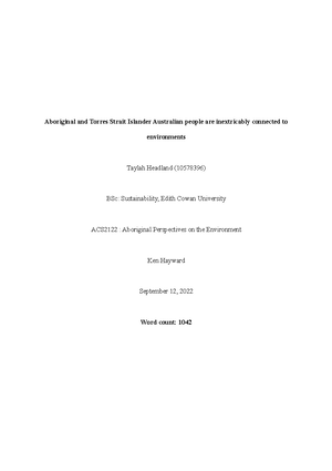 [Solved] explain how western systems and structures impact aboriginal ...