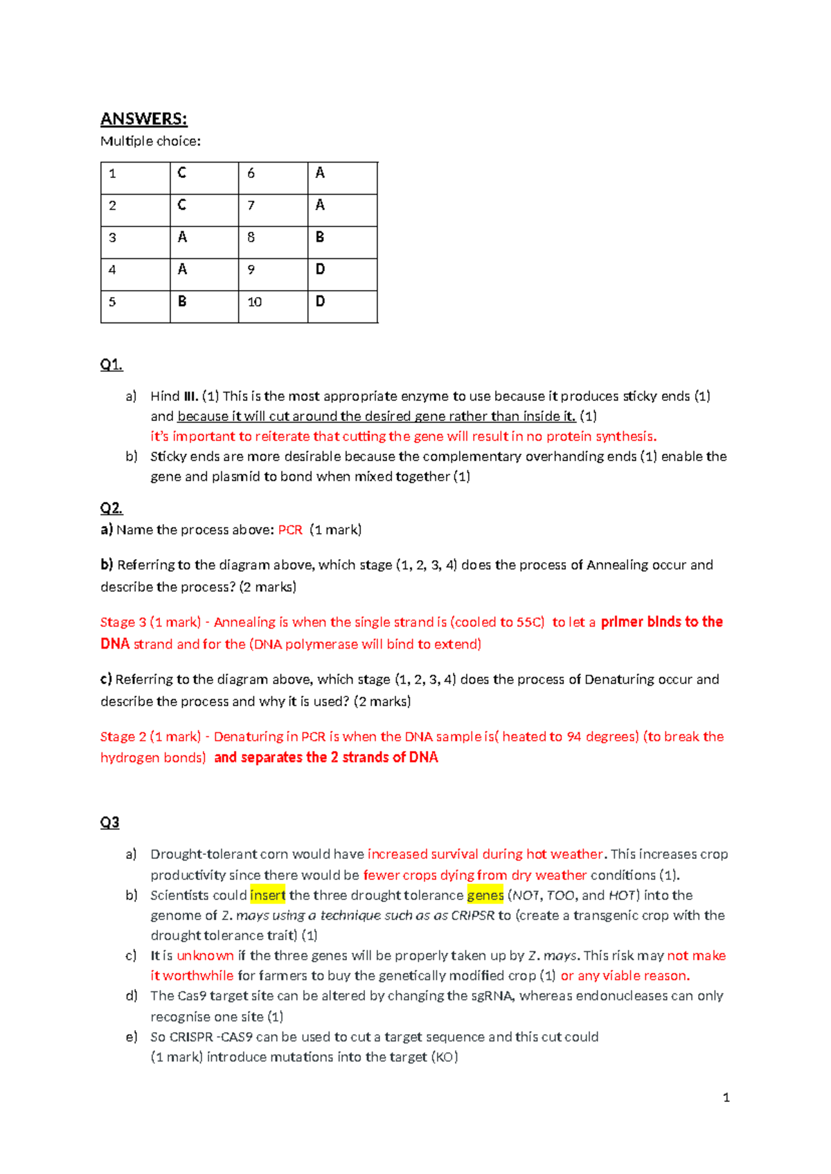 Chapter 4 Test - Assessors Report on Genetic Engineering Techniques ...